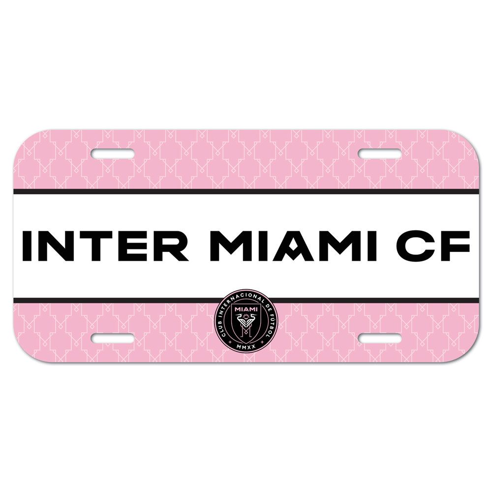 INTER MIAMI CF LICENSE PLATE – The Art of Soccer Shop