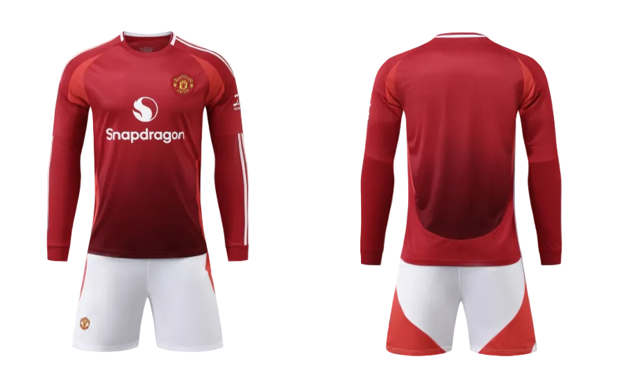 Manchester United 25/26 Youth Home Long Sleeve – The Art of Soccer Shop